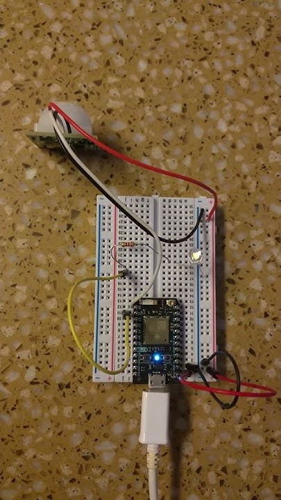 Particle Photon and a PIR Sensor - YouTube