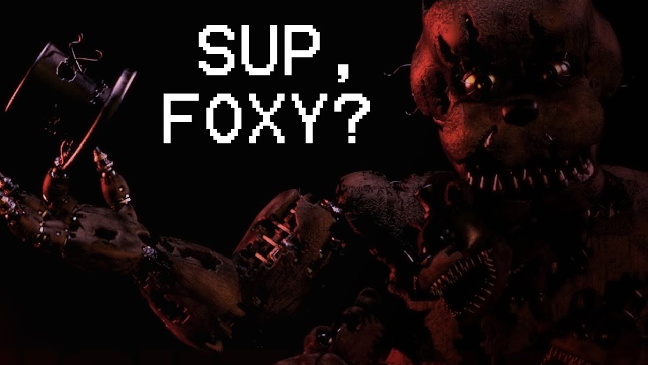 Foxy, Bonnie and BB see the FNAF 4 teaser - YouTube