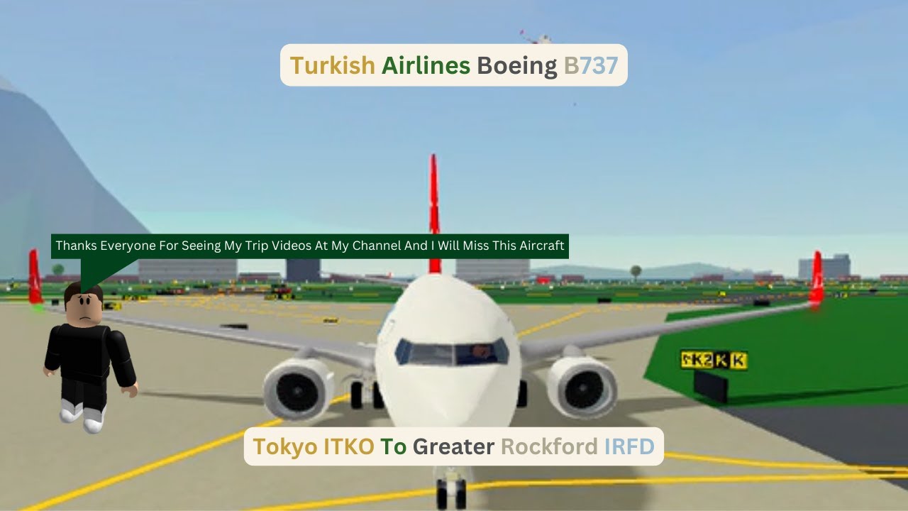 Flight End Of My Journey Turkish Airlines Boeing B737 Tokyo ITKO To ...