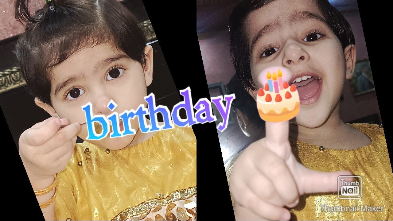 Aroush birthday @Nabilamughal244 #viral #cutebaby #birthday #parents # ...