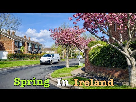 4k Driving Tour - Spring in Dublin Ireland 2026 | Lucan, Clondalkin, Walkinstown | UHD 60FPS