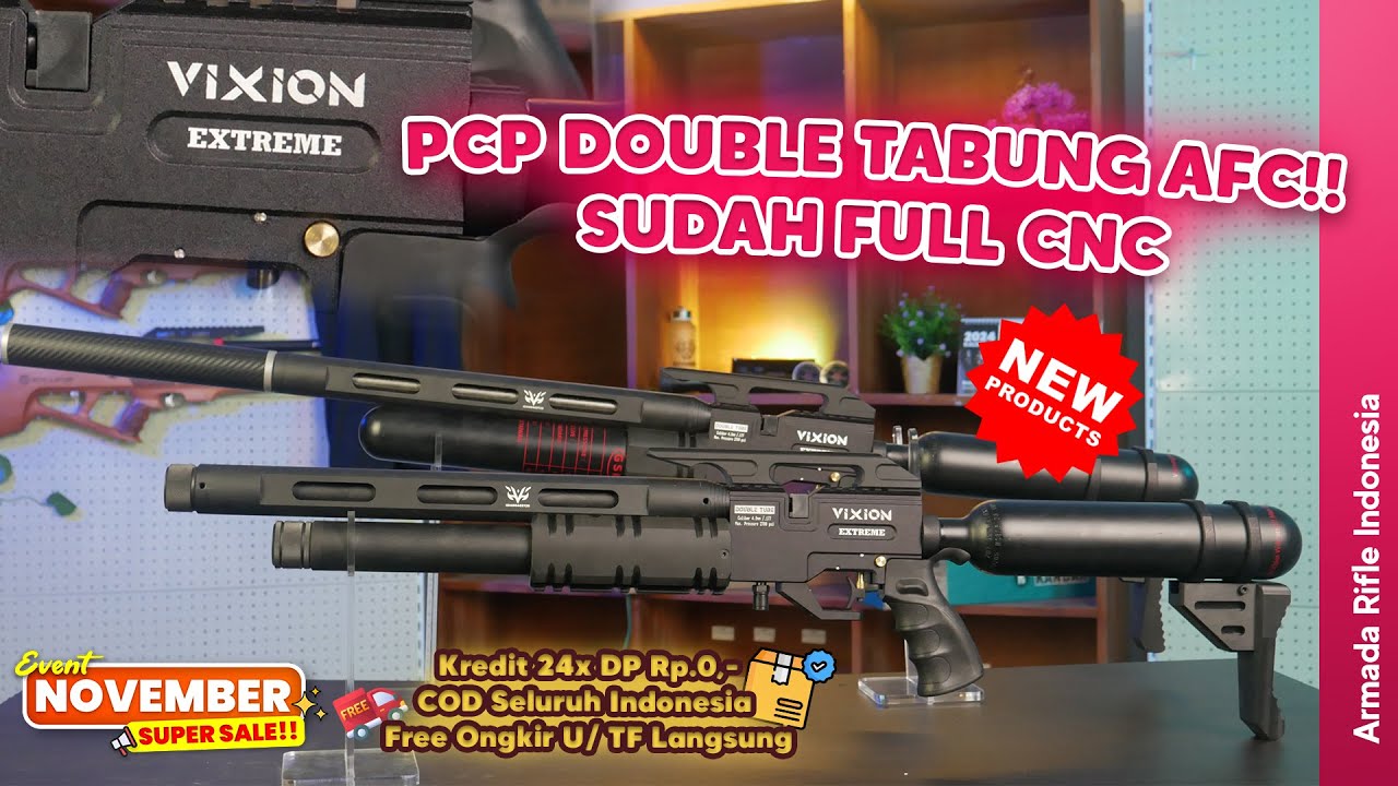 PRODUK BARU!! PCP DOUBLE TABUNG FULL CNC!! BELI SEKARANG HARGA DISKON ...