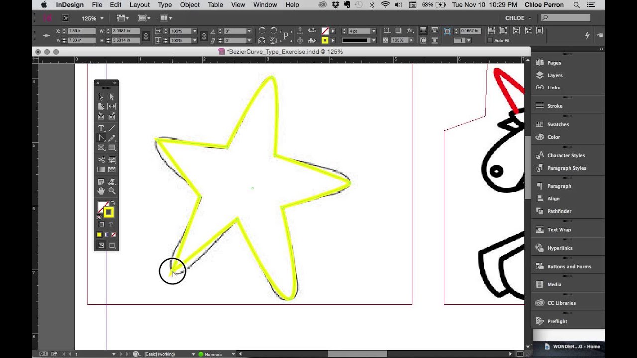 3 Drawing: STARFISH, using the CONVERT PATH TOOL - YouTube
