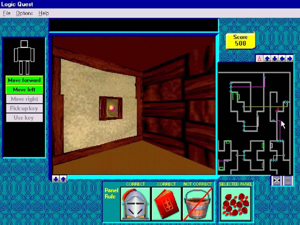 Logic Quest 3D - Walkthrough - Courtyard Challenge 5 - YouTube
