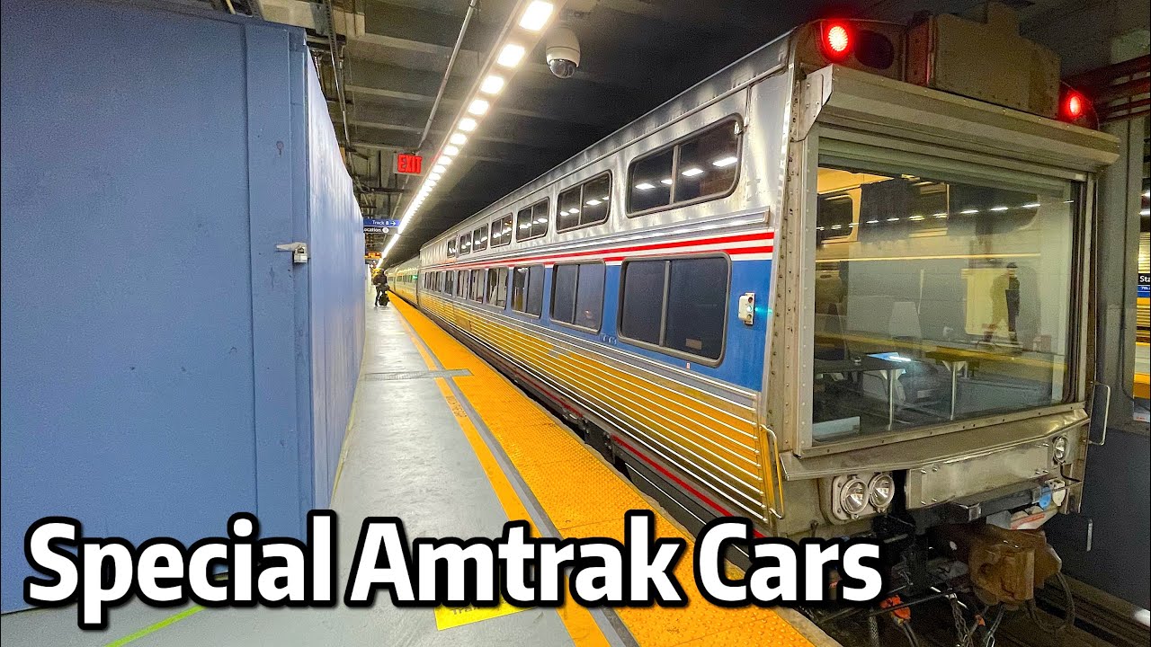 ⁴ᴷ⁶⁰ Special Amtrak Inspection Cars on the Lake Shore Limited (2022 ...