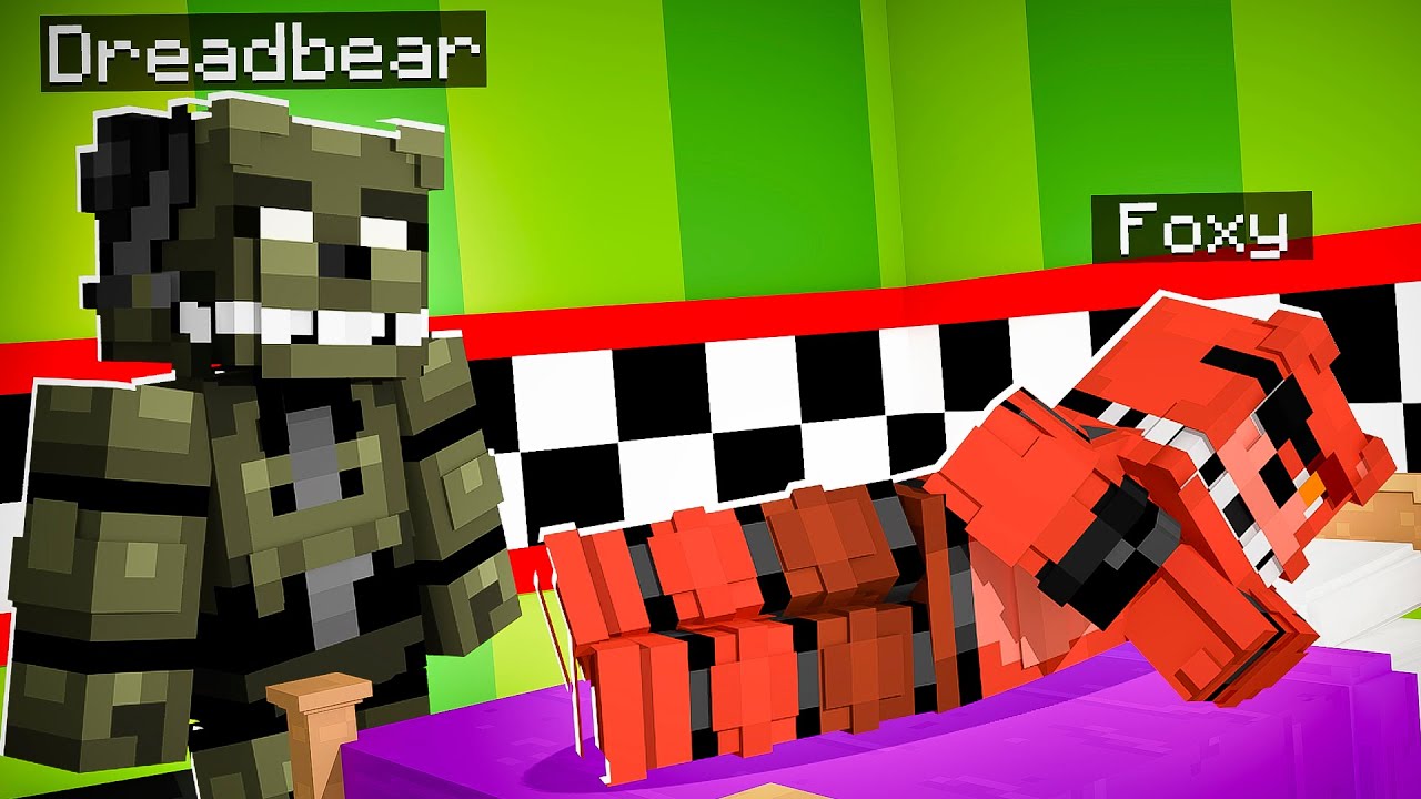 Dreadbear Take's Over NIGHTMARE CREW | Minecraft Five Nights at Freddy ...