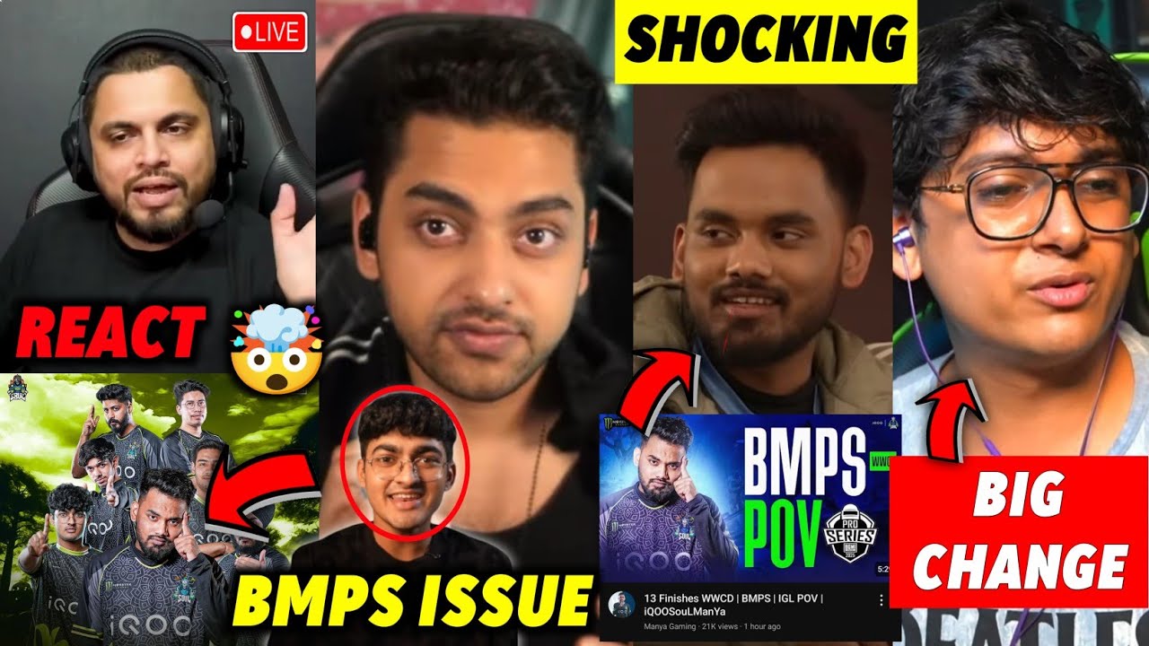 Soul BMPS Issue😱 Sid & Aman REACTS, Mortal Shift to Twitch? & health ...