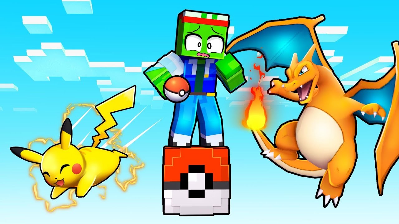 One Block Skyblock with POKEMON in Minecraft! - YouTube