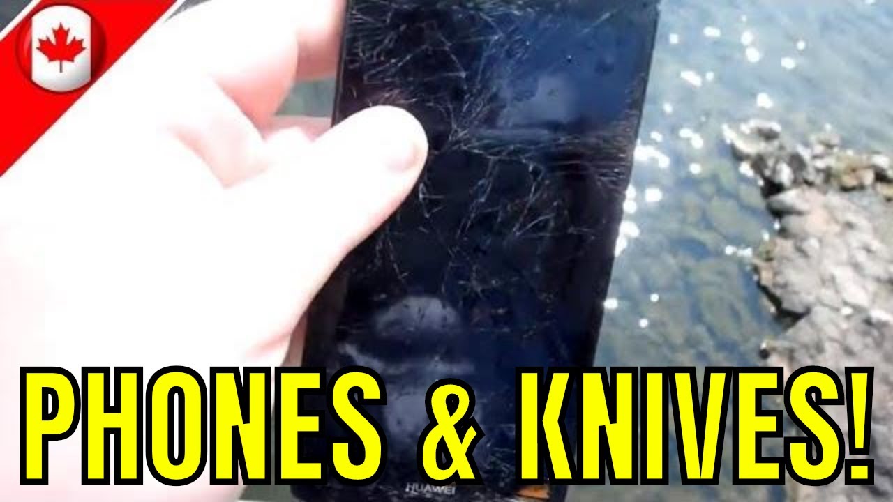 Magnet Fishing For Phones & Knives - YouTube