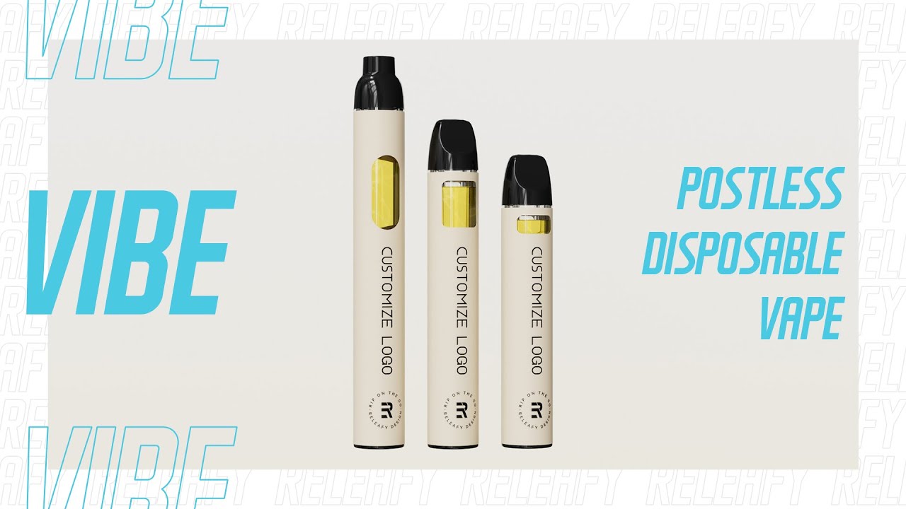 RELEAFY CUSTOMIZATION | VIBE--Postless Disposable Vape - YouTube