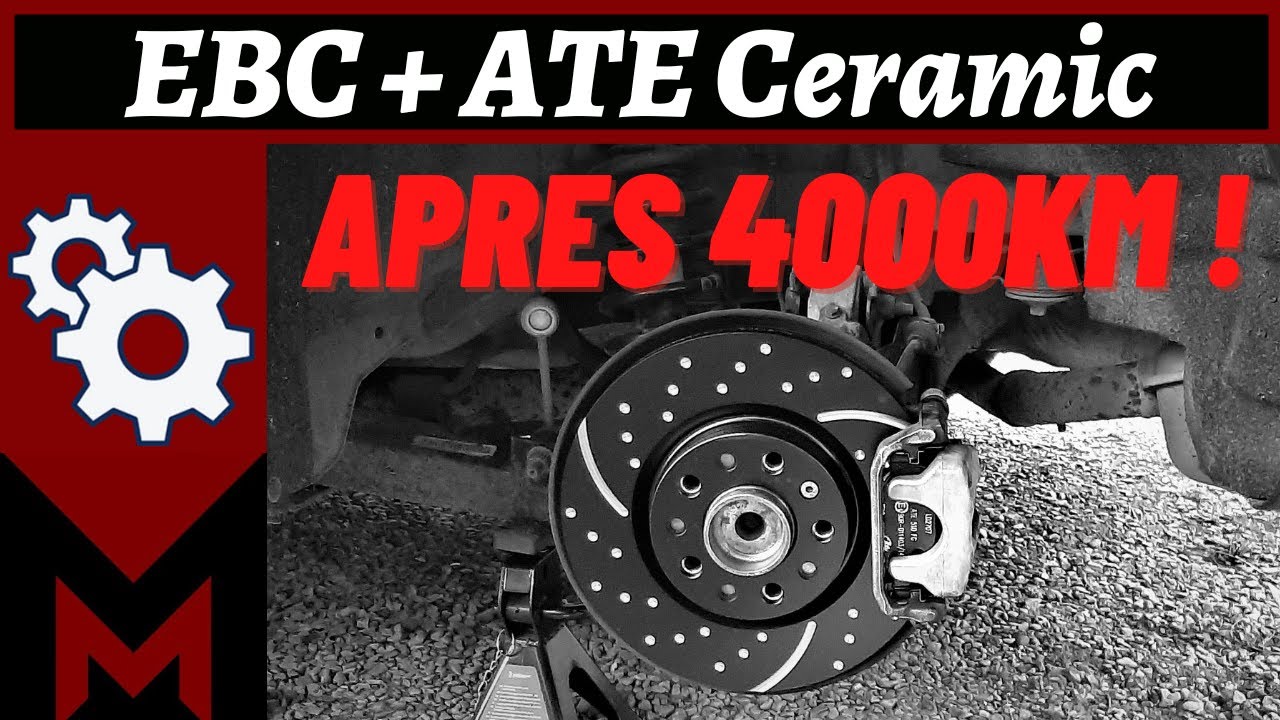 Plaquettes ATE Ceramic + Disque de Frein EBC ⚙️ AVIS après 4000Km 🔧 ...