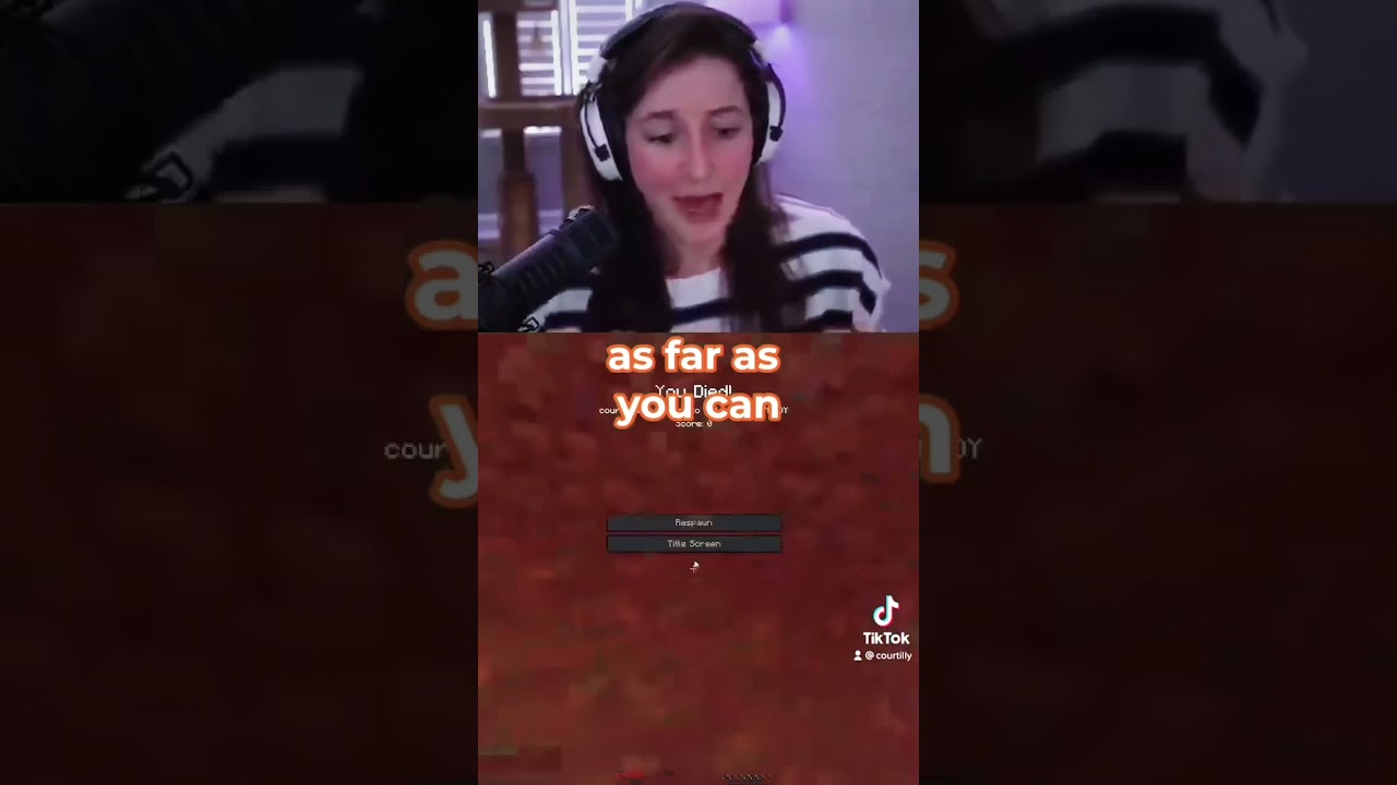 I was just an easy target @KYRSP33DY #courtilly #minecraft #twitch ...