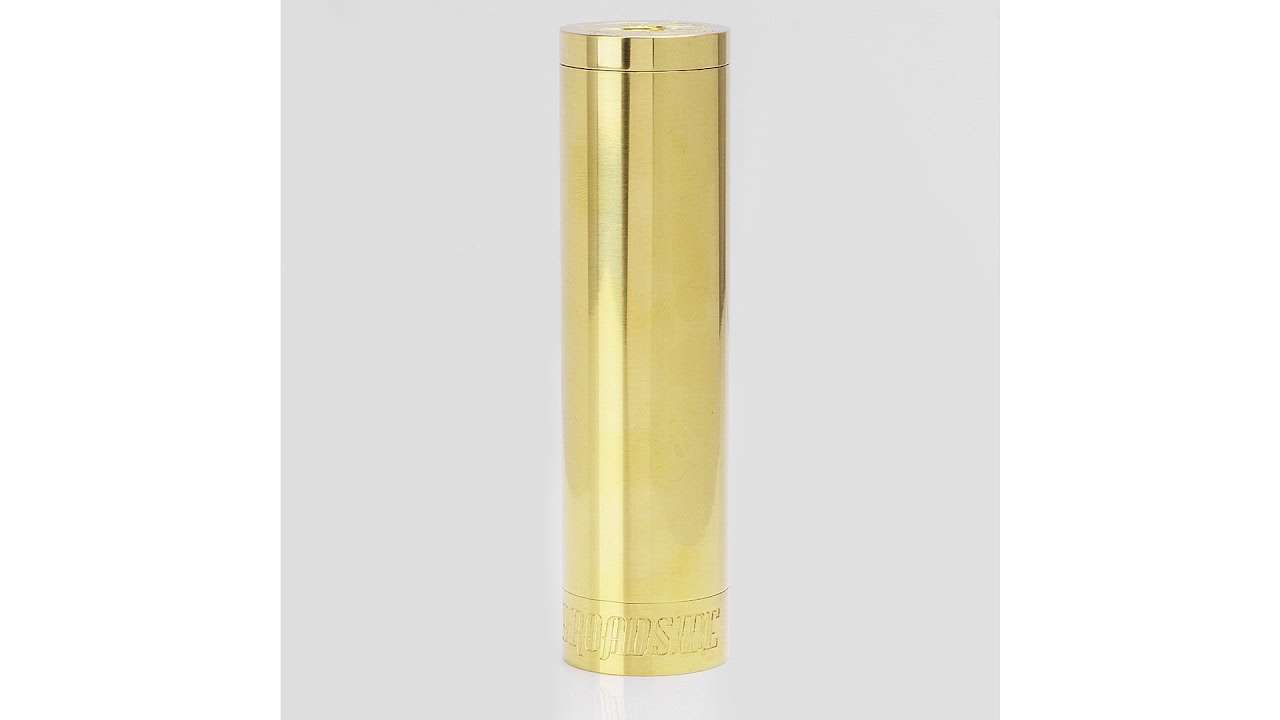 Broadside Style Mechanical Mod - YouTube