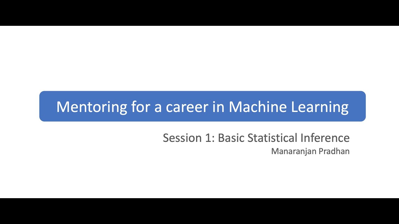 Session 1: Basic Statistical Inference - YouTube