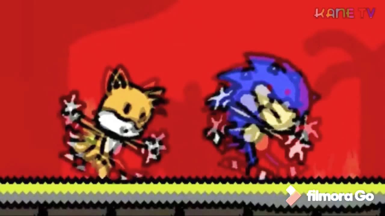 Sonic em (filmora Go) deu trabalho - YouTube