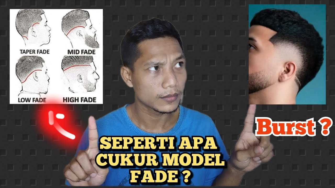 Cukur fade pemula - begini contoh fade - YouTube