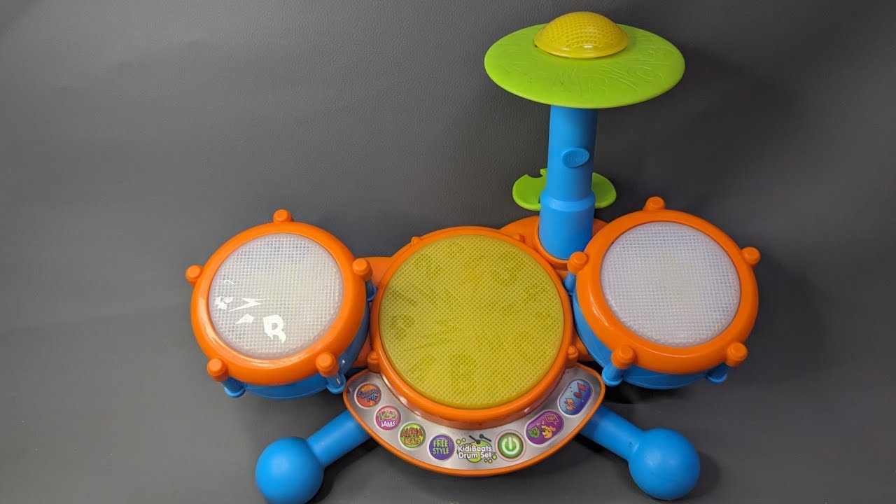 Vtech KidiBeats Drum Set - YouTube