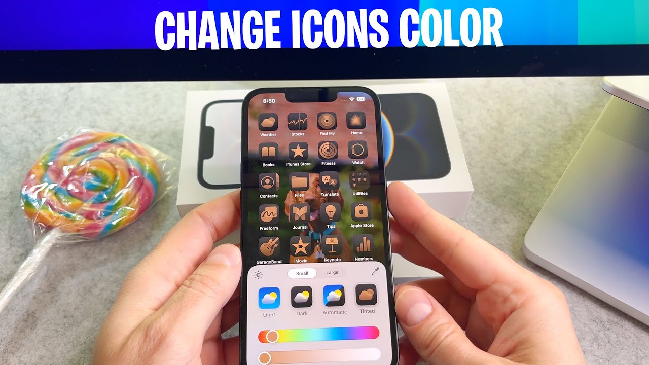 iPhone 16e How to Change Icons Color - YouTube
