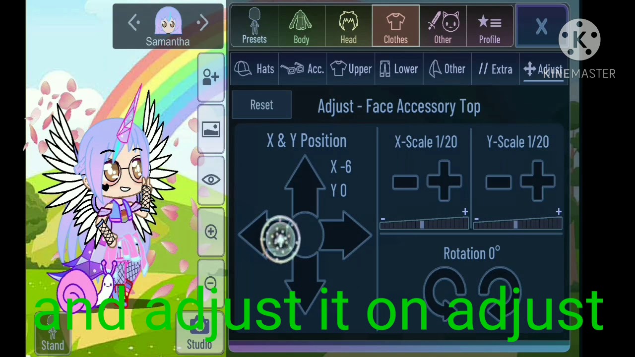 how to make custom earrings on gacha club - YouTube