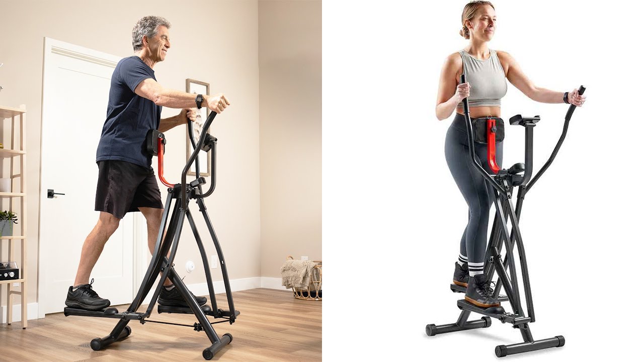 Sunny Health & Fitness Smart Air Walk Trainer - YouTube