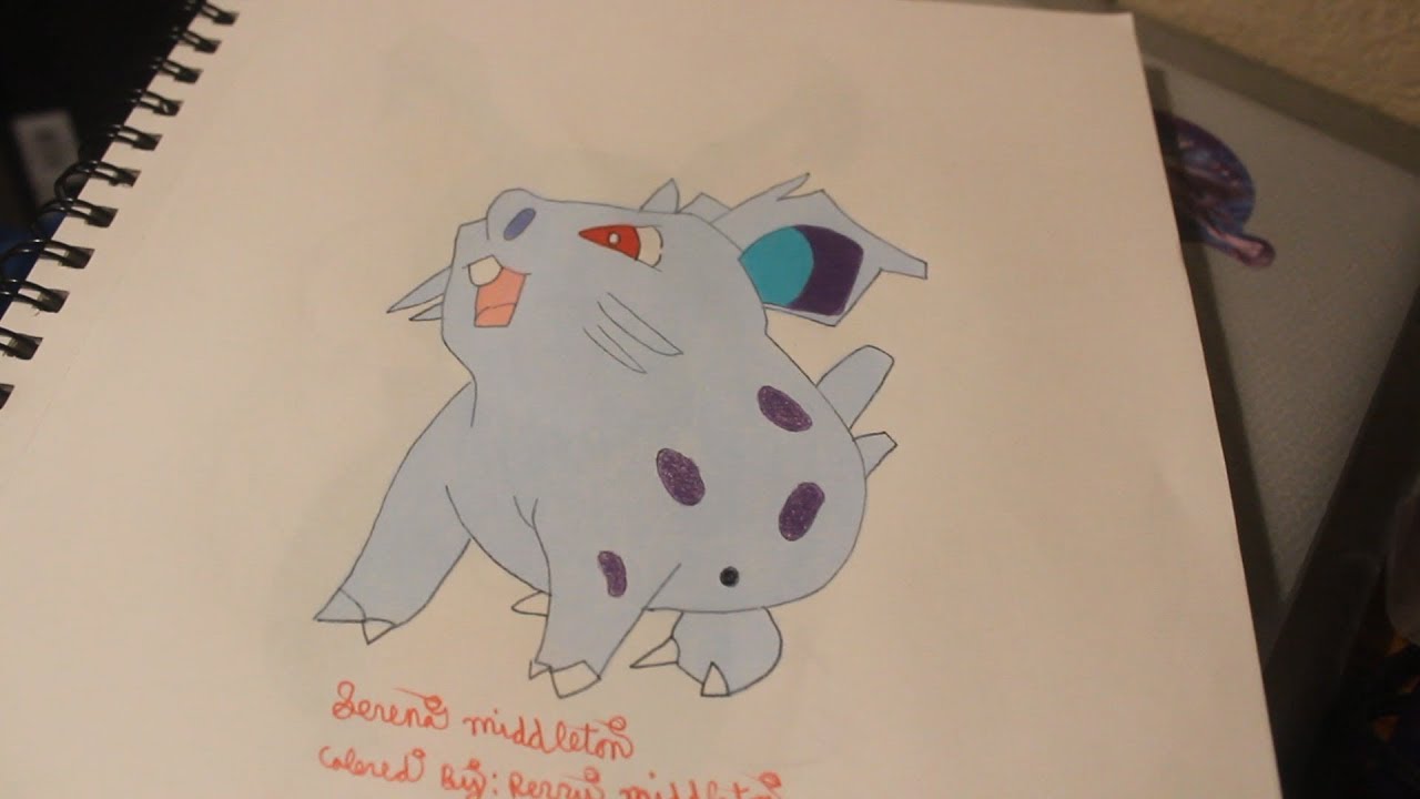 Nidoran Female-Pokemon Drawing - YouTube
