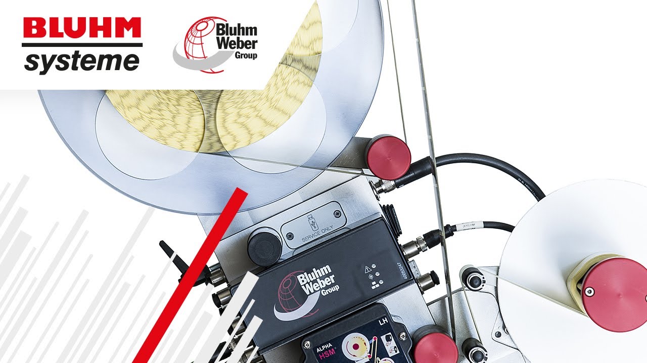 Flexibles Highspeed-Etikettiersystem Alpha HSM | Bluhm Systeme - YouTube