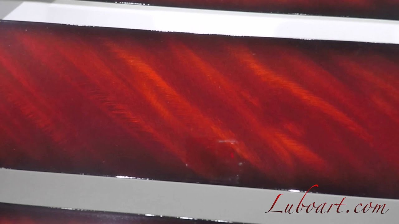 Grind brushed Metal art painting Original wall decor collage by: Lubo ...