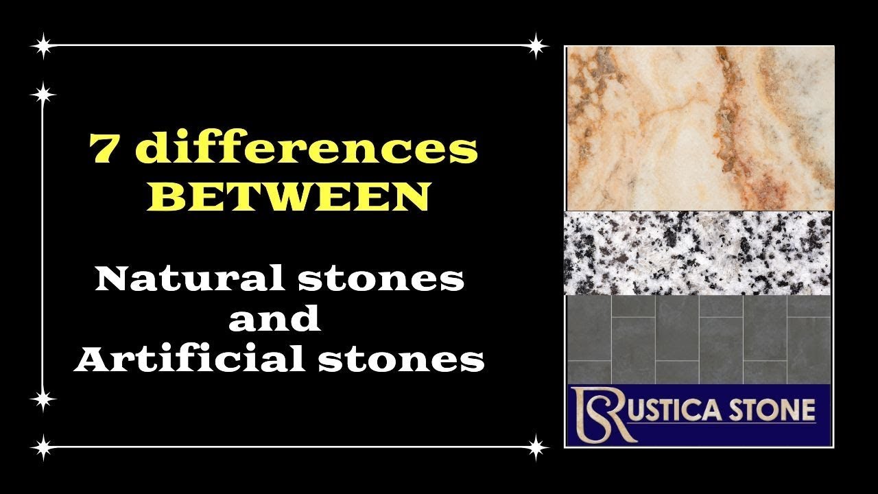 7 Differences Between Natural Stones and Artificial Stones - YouTube
