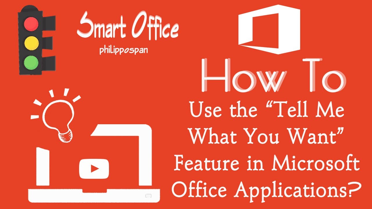 How To Use The Tell Me What You Want Feature in Microsoft Office ...