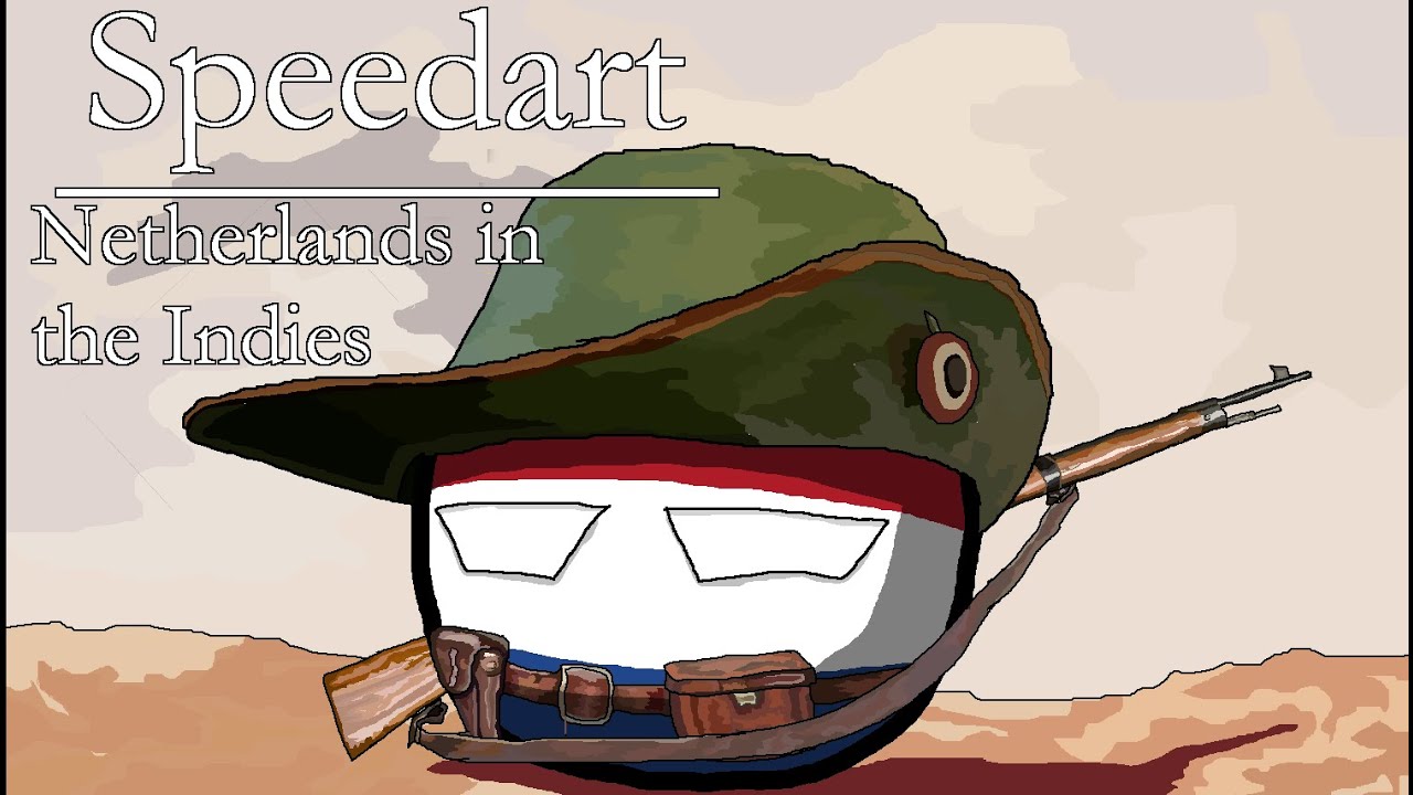 Netherlands in the Indies | Countryball Speedart - YouTube