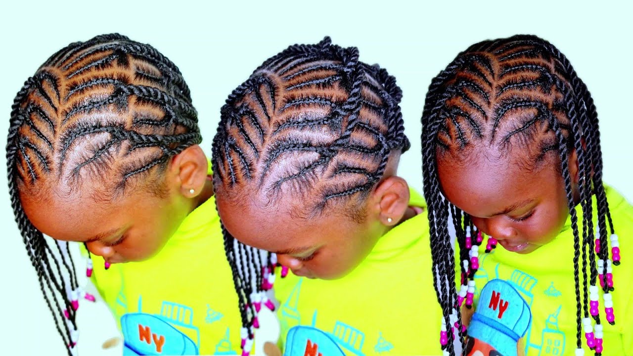 🔥🔥YYY SIMPLE CORNROWS FOR KIDS - YouTube