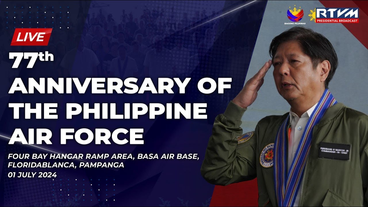 77th Founding Anniversary of the Philippine Air Force 07/01/2024 - YouTube