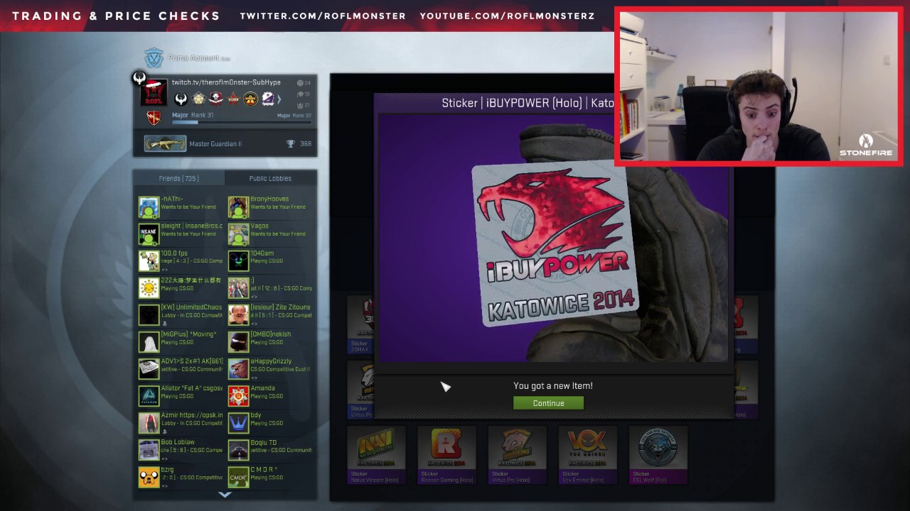 My friend Unboxing an iBP Holo for me On stream! - YouTube