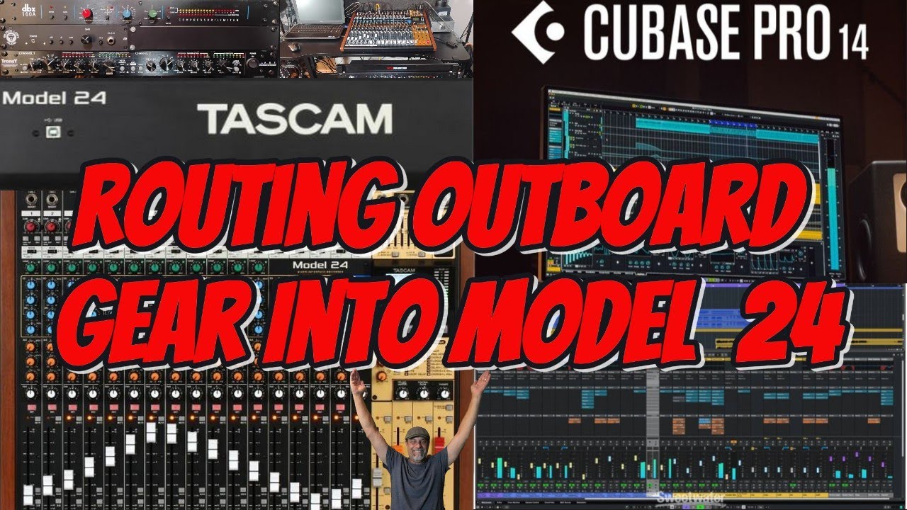 Tascam Model 24 And Cubase: How To Route Outboard Gear Into Your Model ...