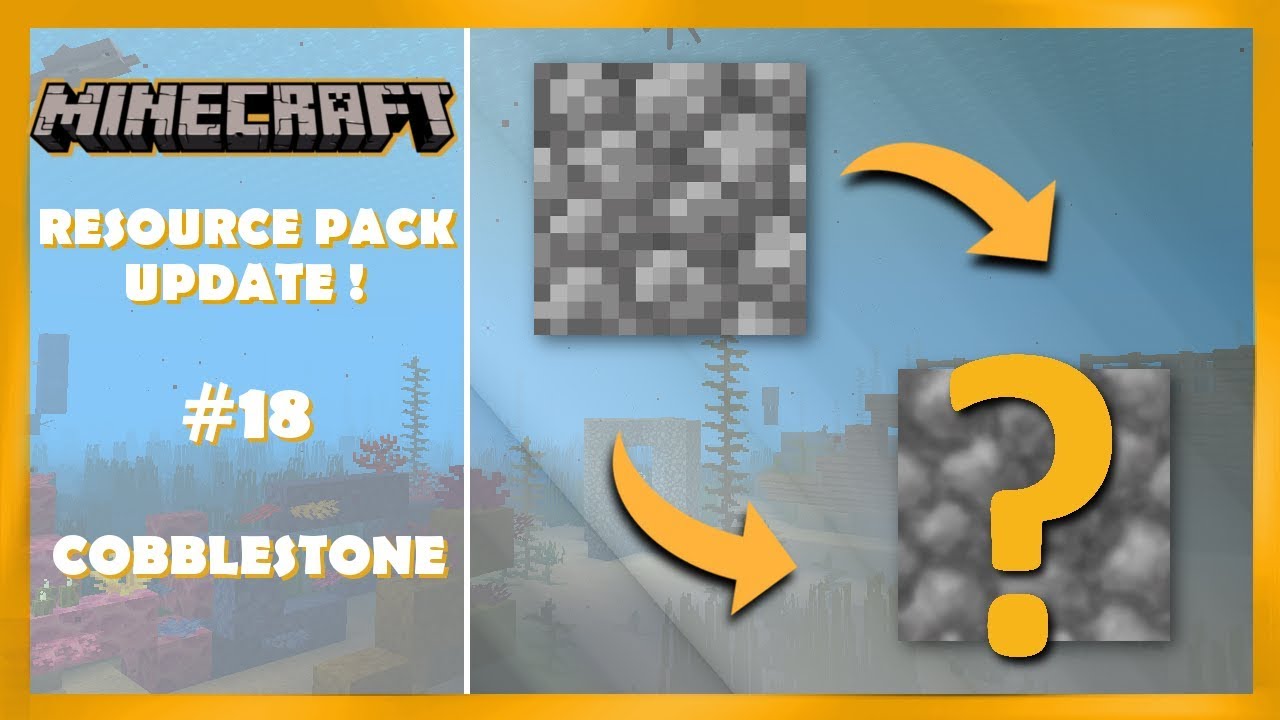 MINECRAFT RESOURCE PACK TIMELAPSE ! #18 "COBBLESTONE" ! x64 - YouTube
