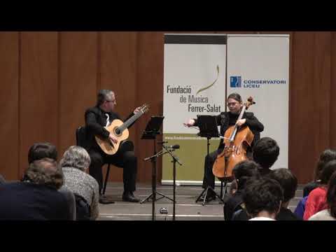 Lorquianas for Cello and Guitar by Leo Brouwer Composed for Dúo Villa-Lobos. World Premiere.