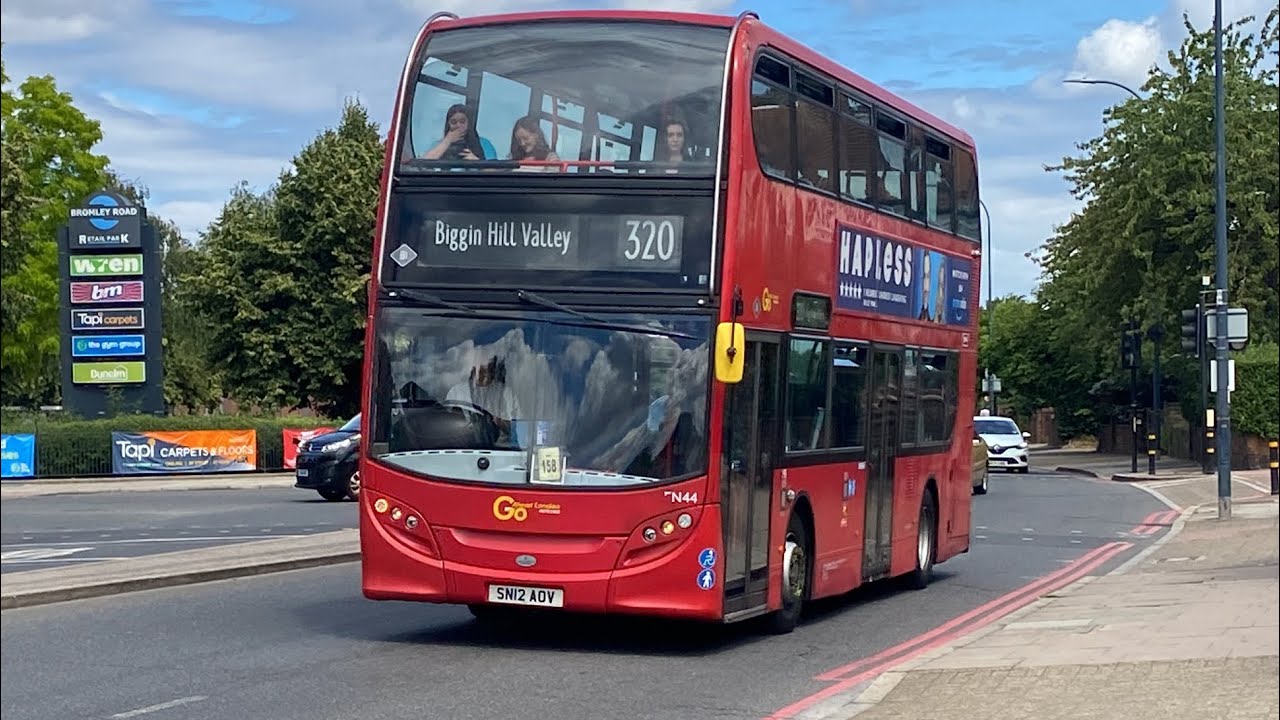 Bus spot in Bellingham Catford Bus Garage is 199 & 320. - YouTube