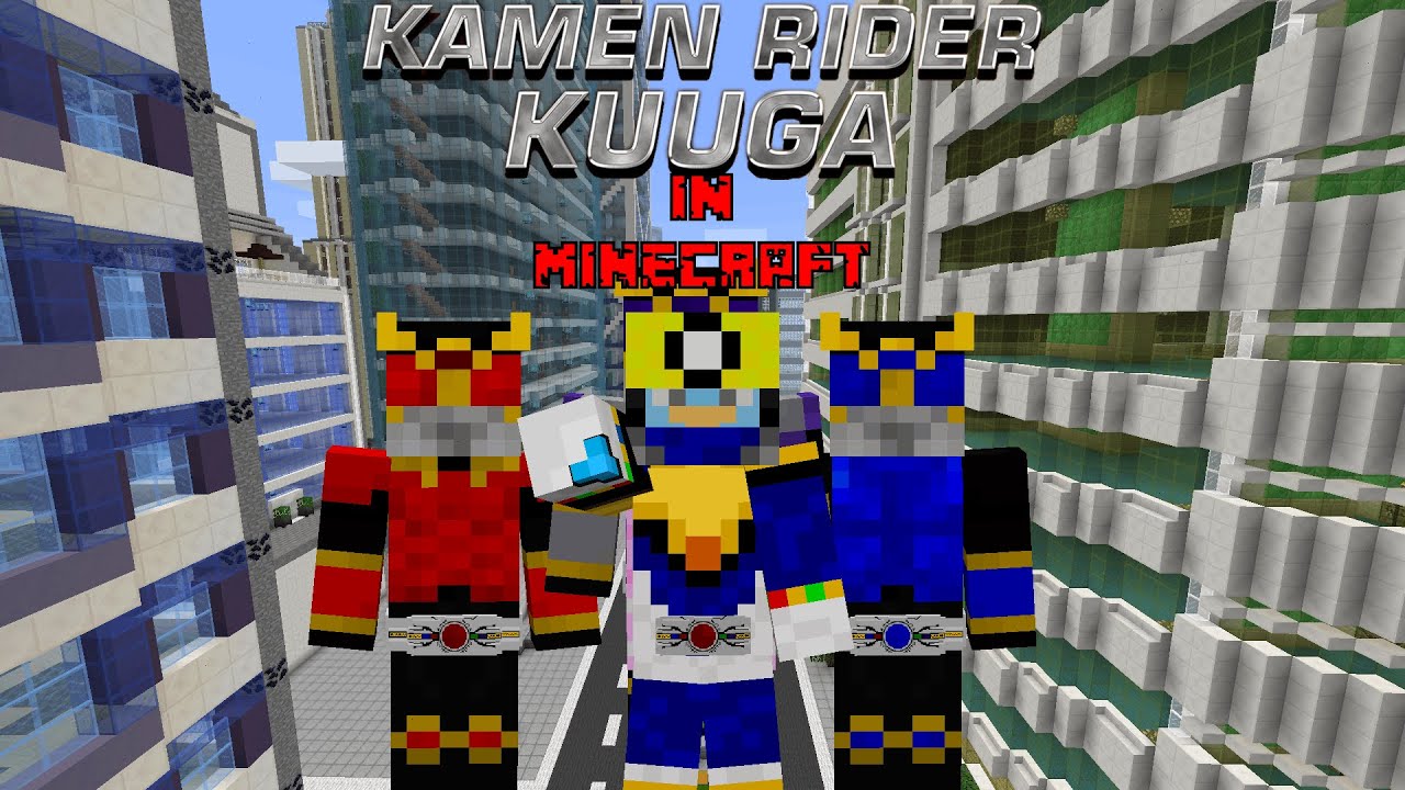 THIS KAMEN RIDER MINECRAFT MOD IS EPIC! (Mined Rider Kuuga Mod Showcase ...