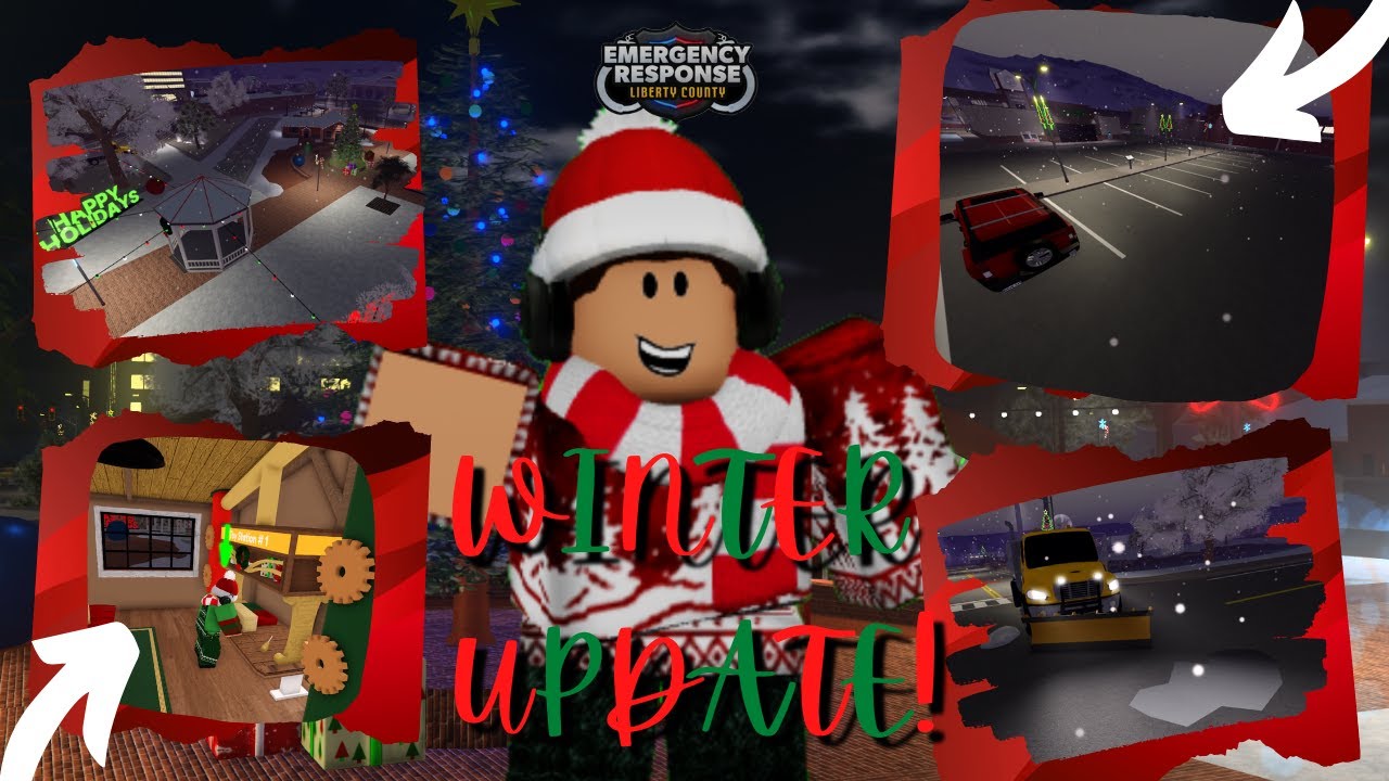Winter Update! Santa's Helper Job, SNOW, Map Decorations and MORE! (ER ...