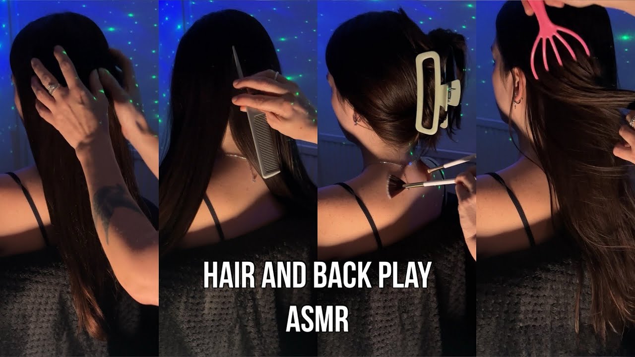ASMR Hair and Back Relaxation 👩🏻😴🩷 - YouTube