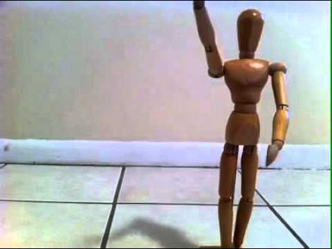 Stick figure stop animation - YouTube