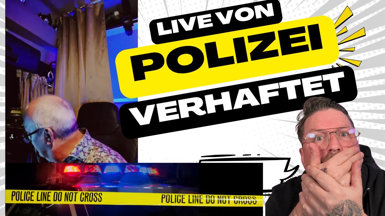 Von Polizei im Livestream verhaftet !! - YouTube
