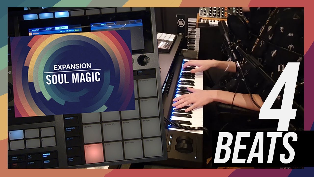 Maschine | I make 4 beats with SOUL MAGIC expansion - YouTube