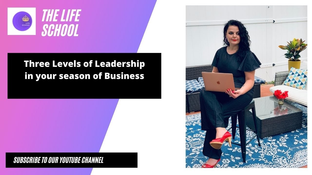 Three levels of Leadership in your season of Business - YouTube