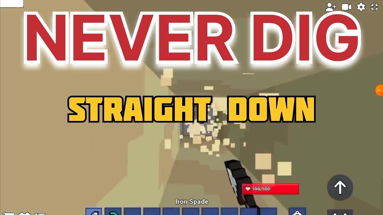 NEVER DIG STRAIGHT DOWN || Bloxd.io - YouTube