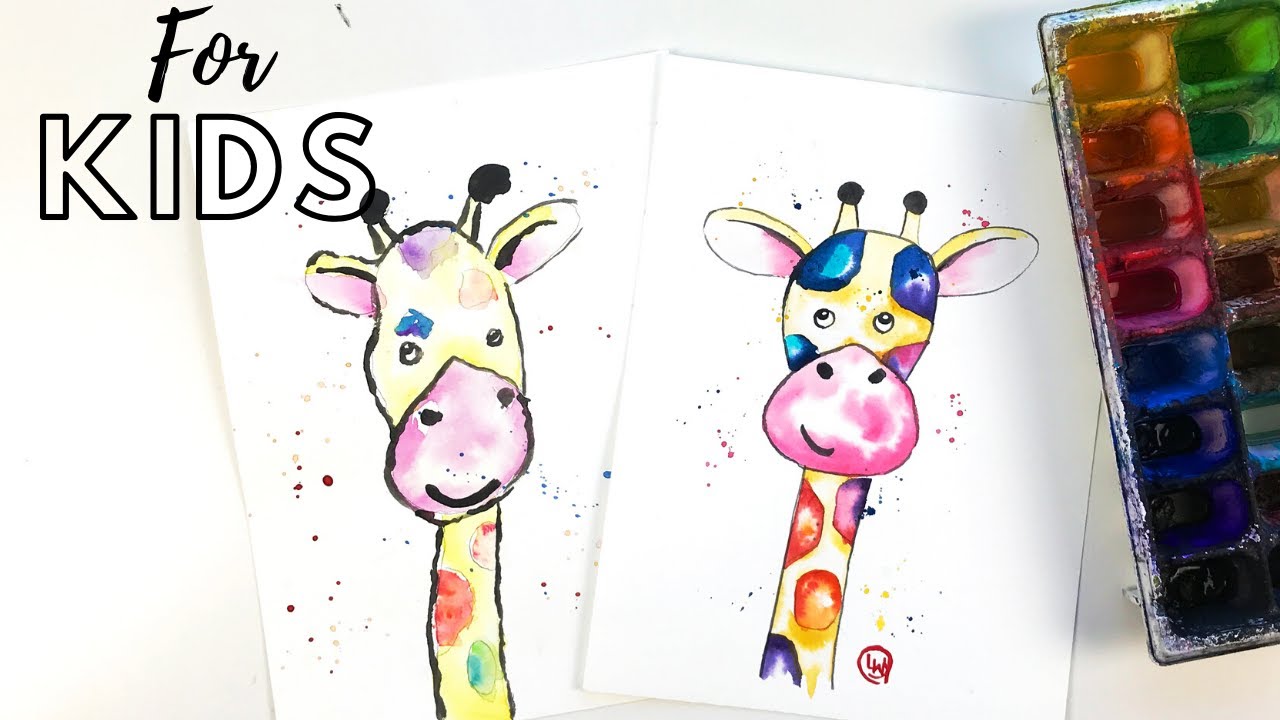 Giraffe Painting Tutorial - YouTube