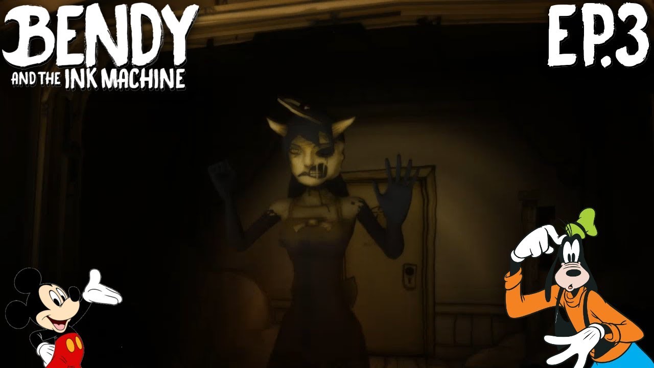 I THINK SHE NEEDS A HUG | Mickey & Goofy Play: Bendy #3 - YouTube