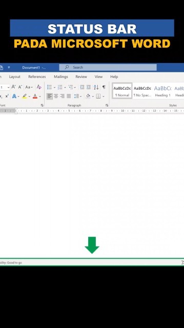 Status bar pada Microsoft Word - YouTube
