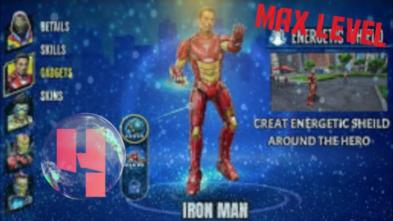 Upgrading Iron Man to level 1 to level Max part 1#Iron man # spider ...