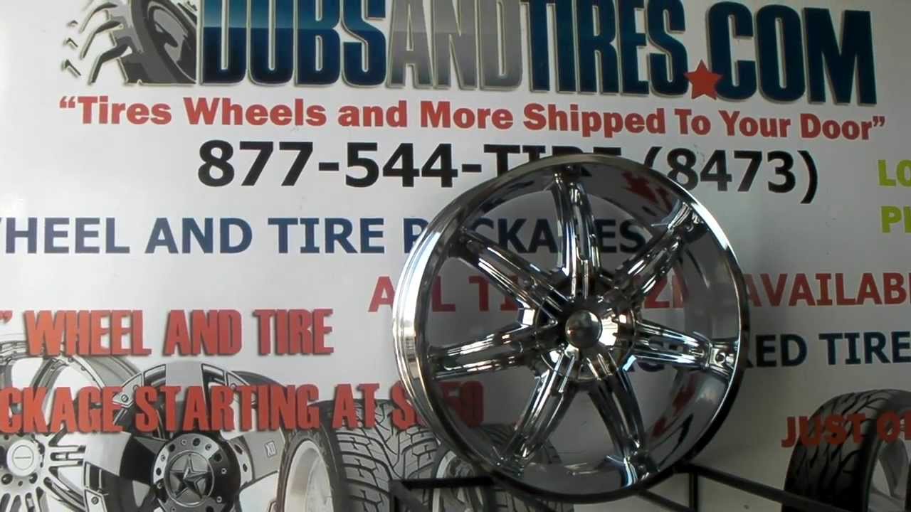 www.DUBSandTIRES.com 24 Inch KMC Surge Chrome Wheels KM665 Truck and ...